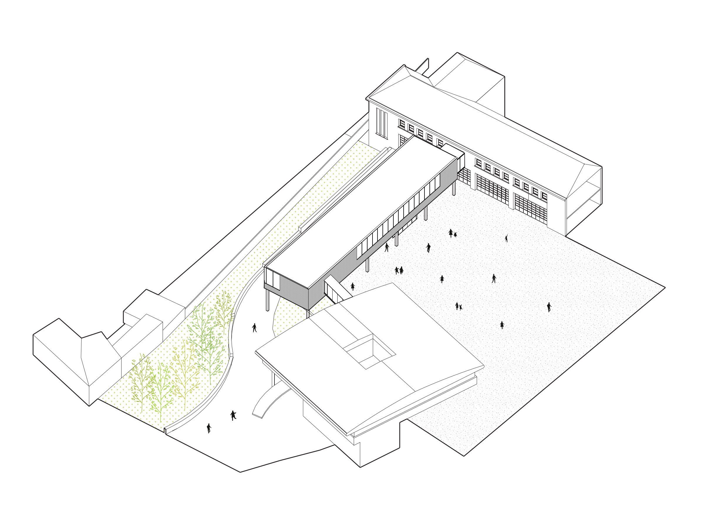 0914-Vinci Axonométrie annoté - Mabire Reich Architectes