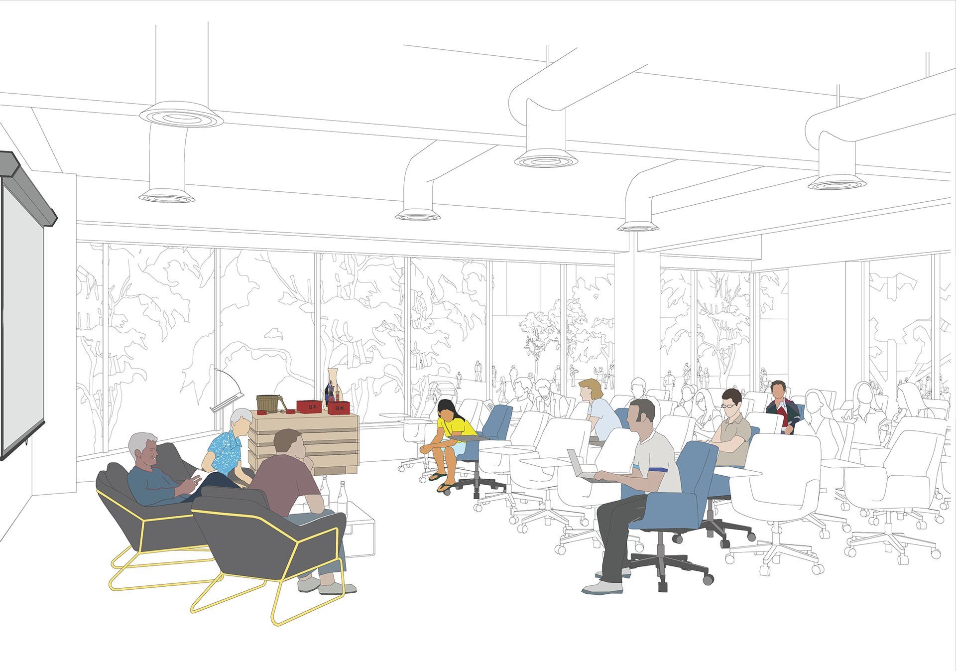 1709-Edna_Schéma Usages Conference - Mabire Reich Architectes