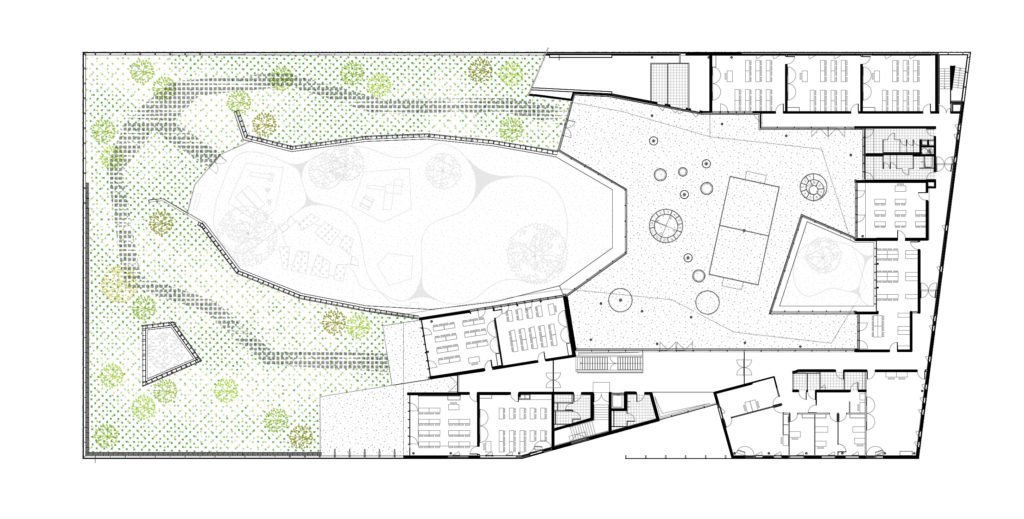 Plan RDC - Mabire Reich Architectes