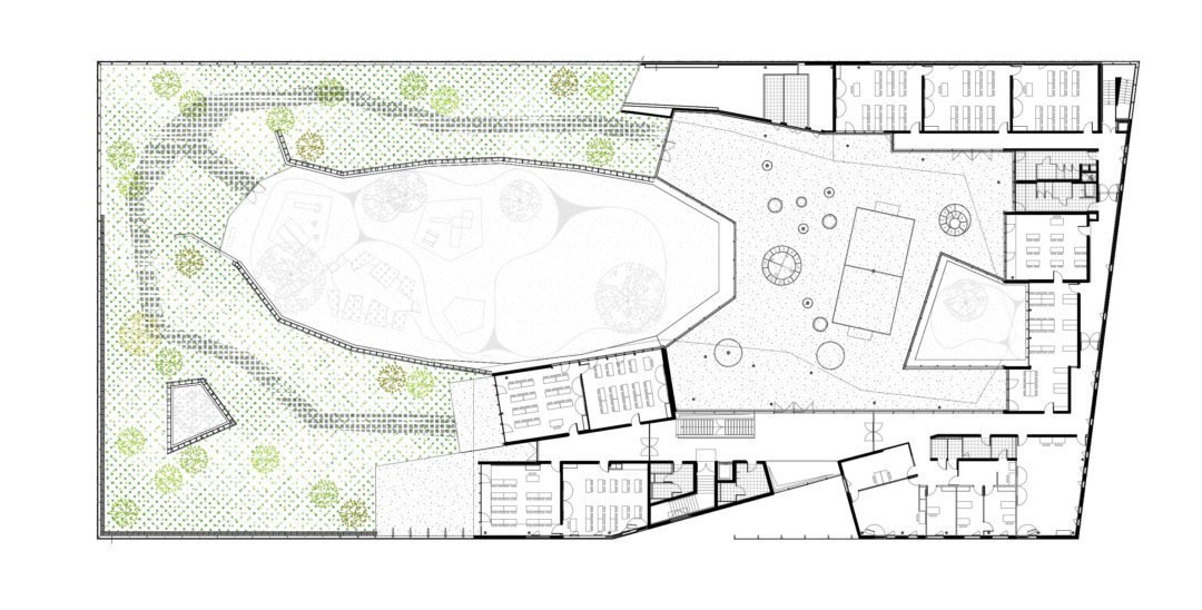 Plan RDC - Mabire Reich Architectes